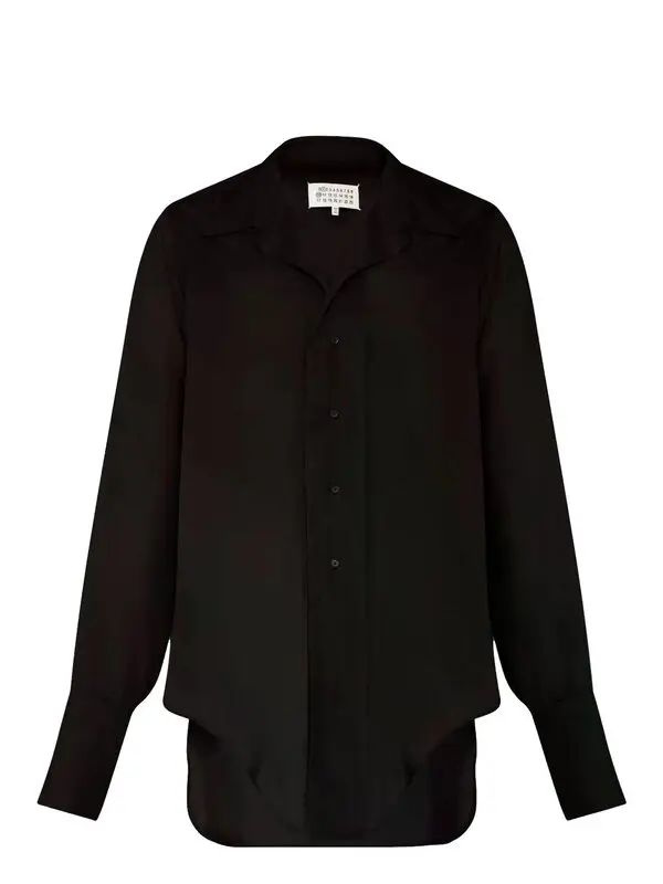 MAISON MARGIELA Dropped Hem Shirt - Black