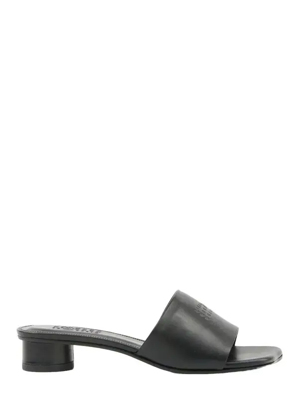 MAISON MARGIELA Numbers-motif Sandals - Black