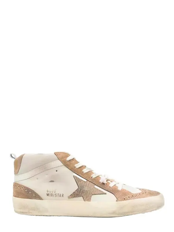 Golden Goose Mid Star Sneakers - Neutrals