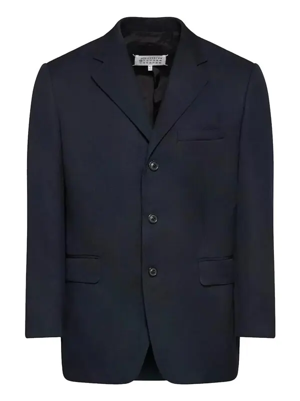 MAISON MARGIELA Single-breasted Blazer - Blue