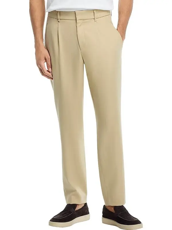 BOSS Perin Relaxed Fit Trousers - Light Beige