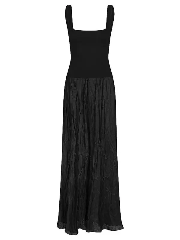 Johanna Ortiz Mariner Maxi Dress - Black