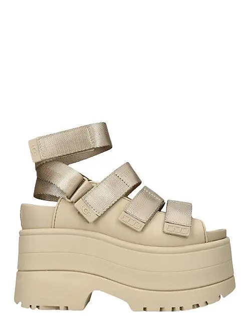 UGG Goldenrise Platform Tpu Sandals - Beige
