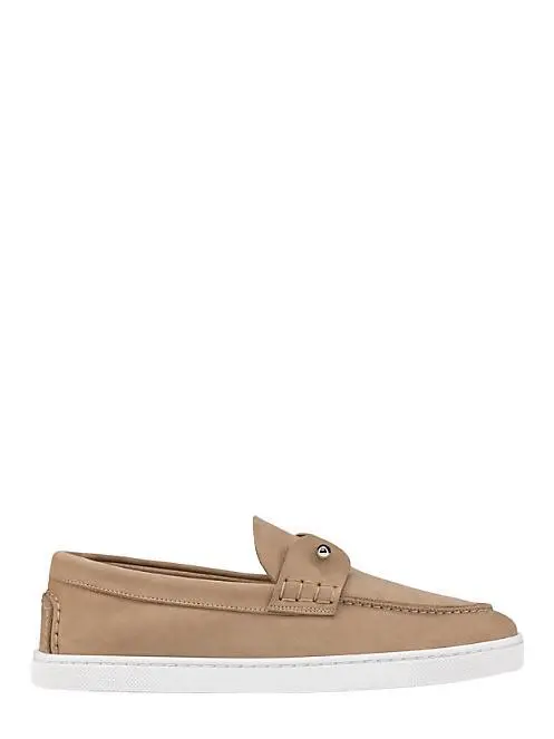 CHRISTIAN LOUBOUTIN Chambeliboat Suede Loafers - Lionne