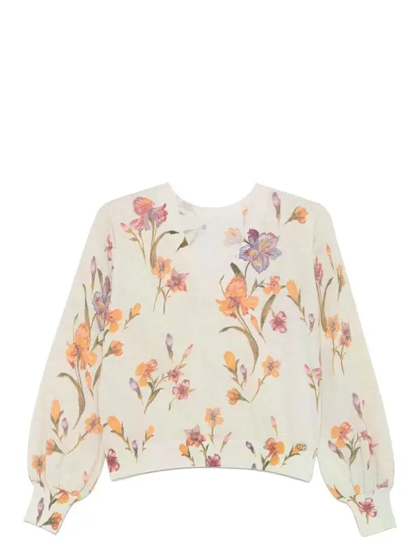 TWINSET Floral-print Top - Neutrals