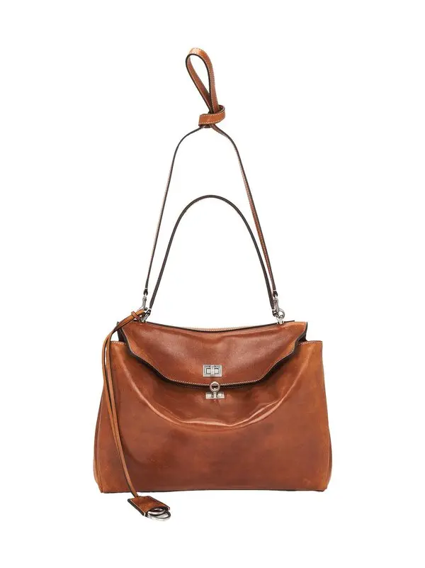 Balenciaga Rodeo Medium Top Handle Bag - Tan Cowboy