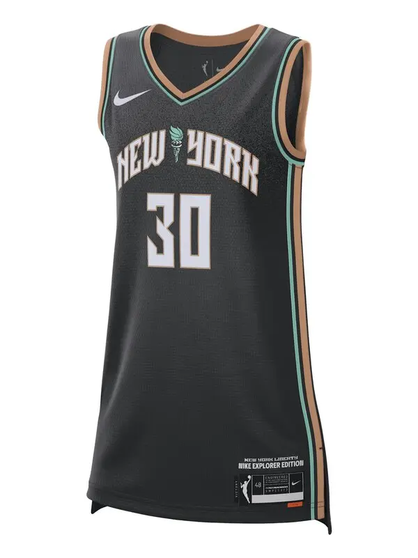 Nike New York Liberty Explorer Edition Dri-fit Wnba Victory Jersey - Black