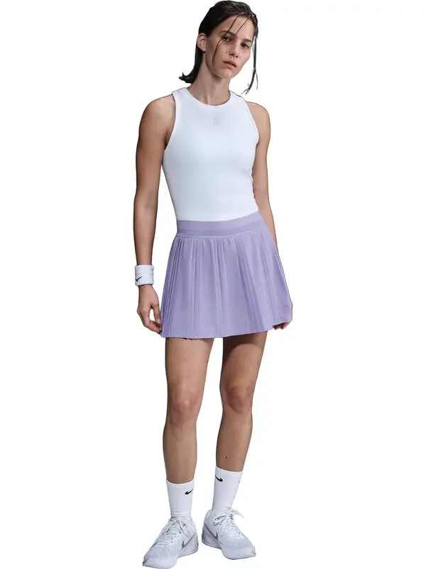 Nike Court Advantage Dri-fit Pleated Tennis Skirt - Purple