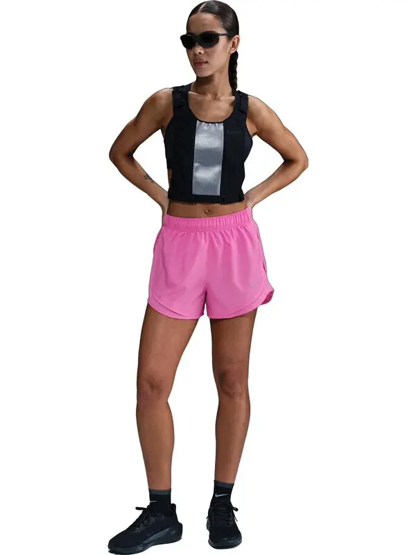 Nike Tempo Dri-fit Mid-rise Brief-lined Running Shorts - Pink