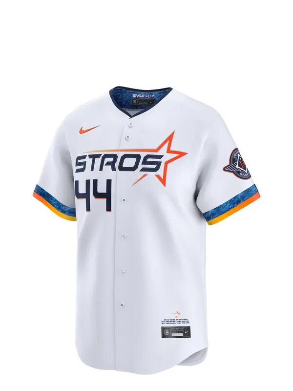 Nike Yordan Álvarez Houston Astros City Connect Dri-fit Adv Mlb Limited Jersey - White