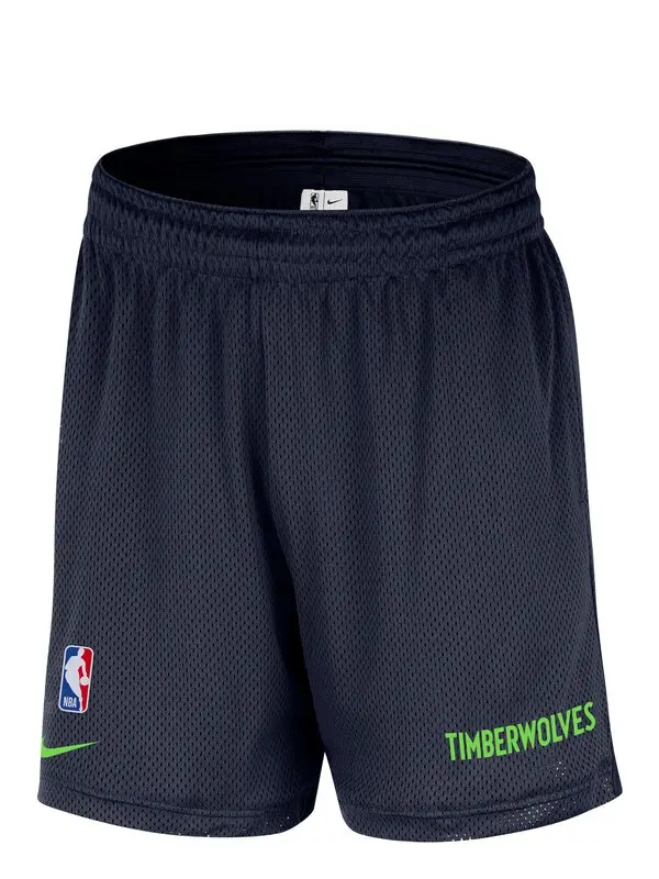 Nike Nba Minnesota Timberwolves Mesh Shorts - Blue