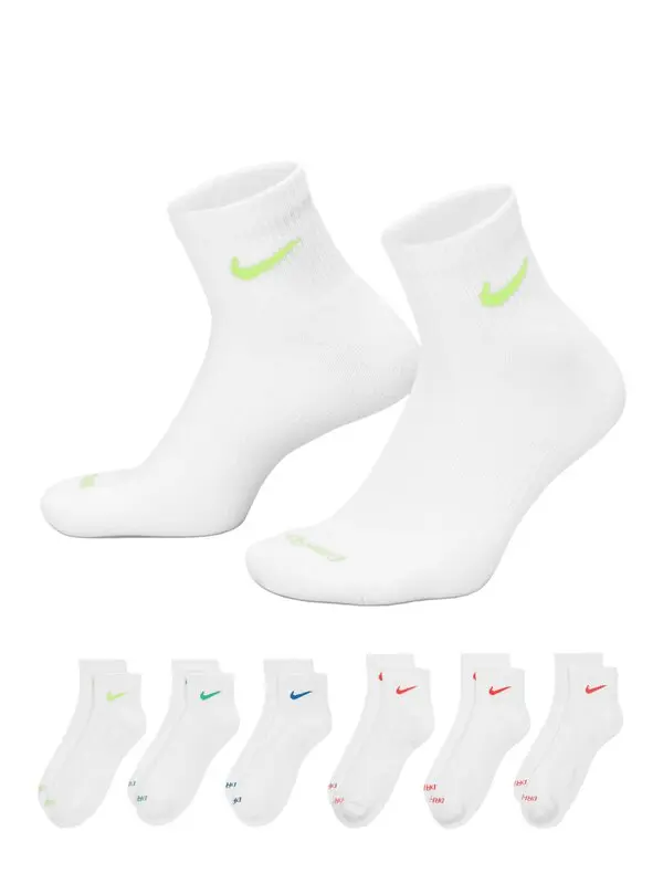 Nike Everyday Plus Cushioned Training Ankle Socks - Multicolor