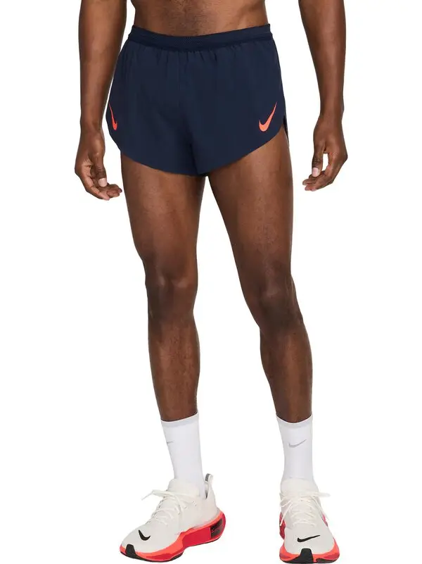 Nike Aeroswift Dri-fit Adv 2" Brief-lined Running Shorts - Blue