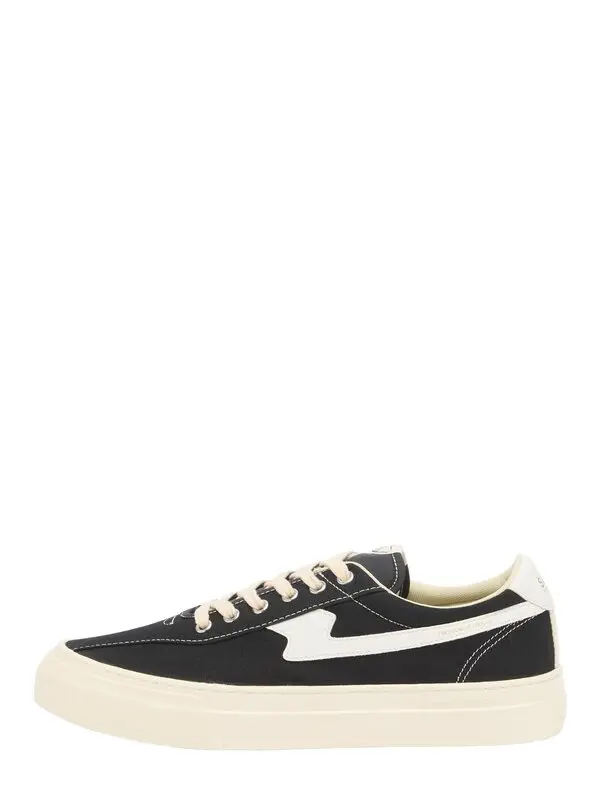 S.W.C STEPNEY WORKERS CLUB Dellow S-strike Cup Canvas Sneaker - Black/white