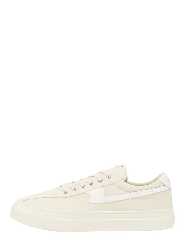 S.W.C STEPNEY WORKERS CLUB Dellow S-strike Cup Canvas Sneaker - Ecru/white