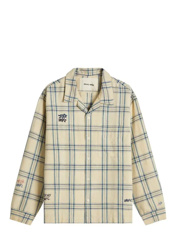 STORY MFG. Gingham Greetings Shirt - French Gingham Interrupted
