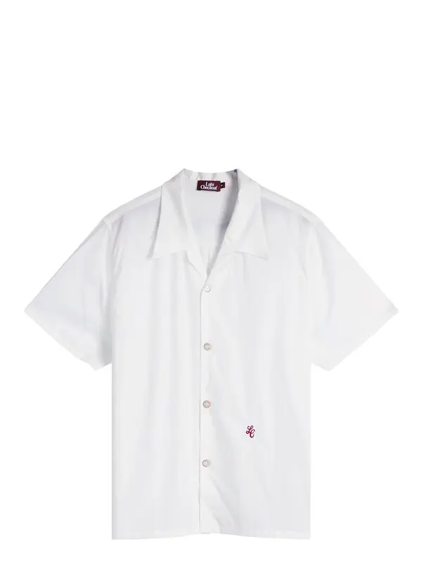 LATE CHECKOUT Short Sleeve Shirt - Ice Blue