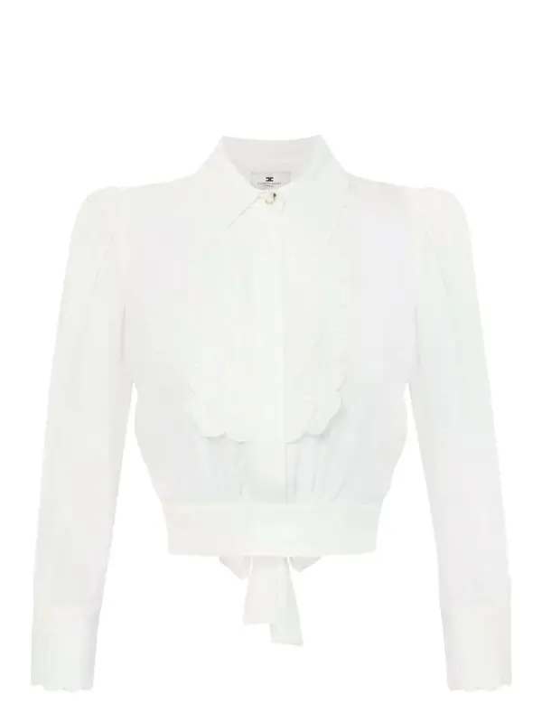 Elisabetta Franchi Embroidered-design Shirt - White