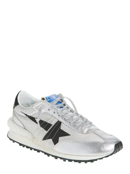 GOLDEN GOOSE Marathon Sneakers - Silver/ Black