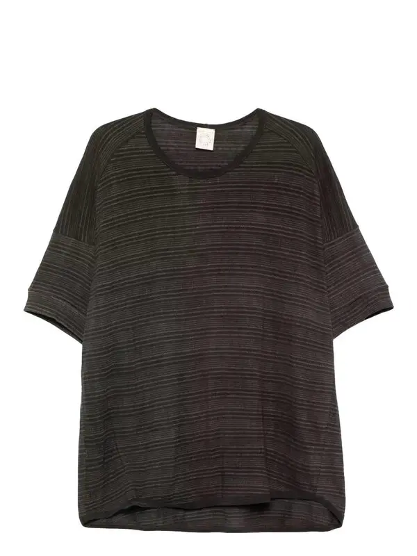 JAN JAN VAN ESSCHE Striped T-shirt - Brown