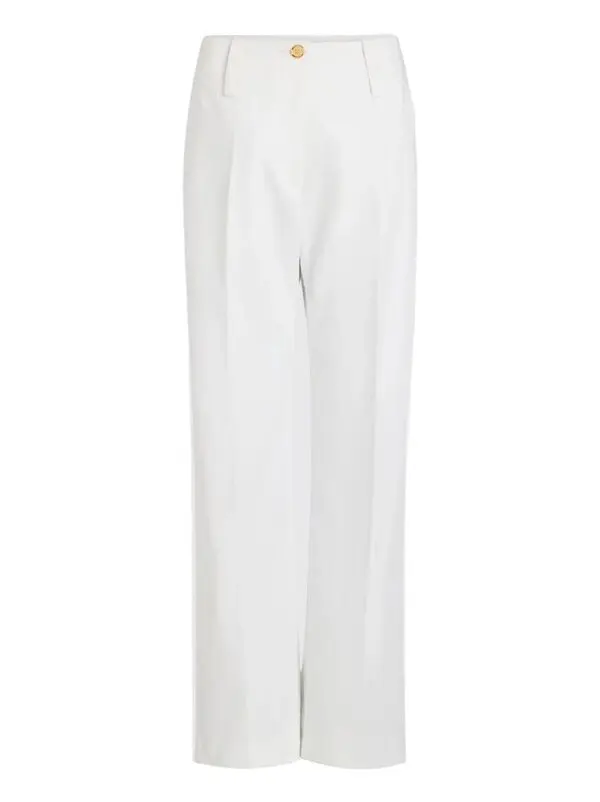 Patou Wide Leg Trousers - White