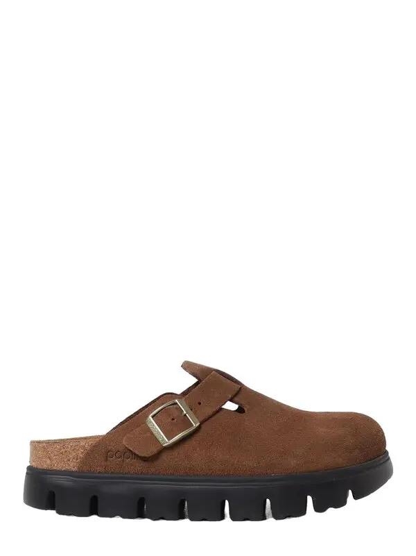 BIRKENSTOCK Buckled Clogs - Brown