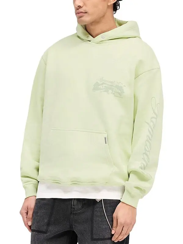 REPRESENT Race Way Pullover Hoodie - Matcha