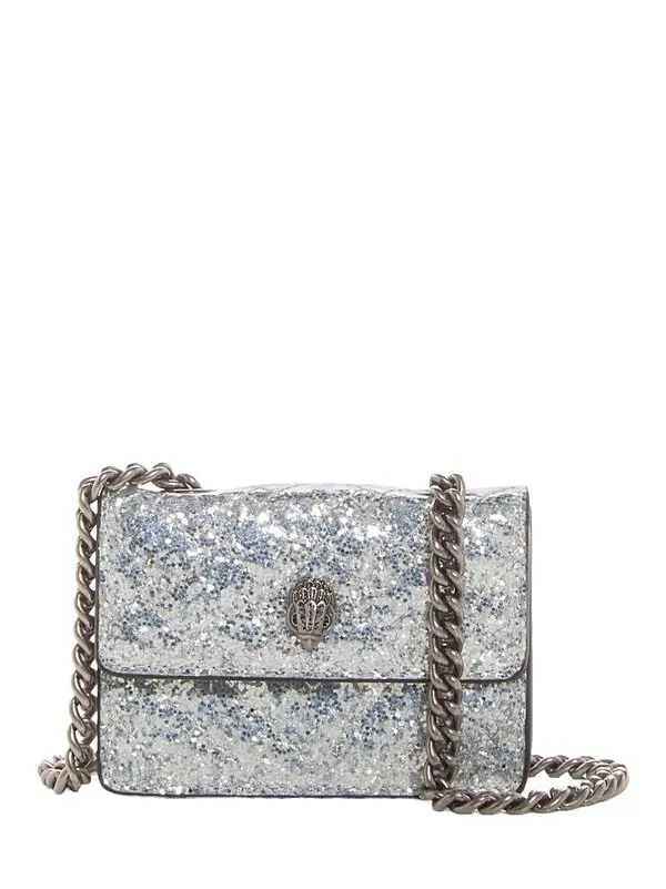 Kurt Geiger Micro Kensington Crossbody Bag - Silver
