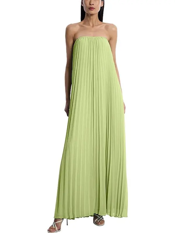 Bcbgmaxazria Pleated Gown - Citrine