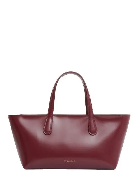 MANSUR GAVRIEL Mini Everyday Leather Tote - Oxblood