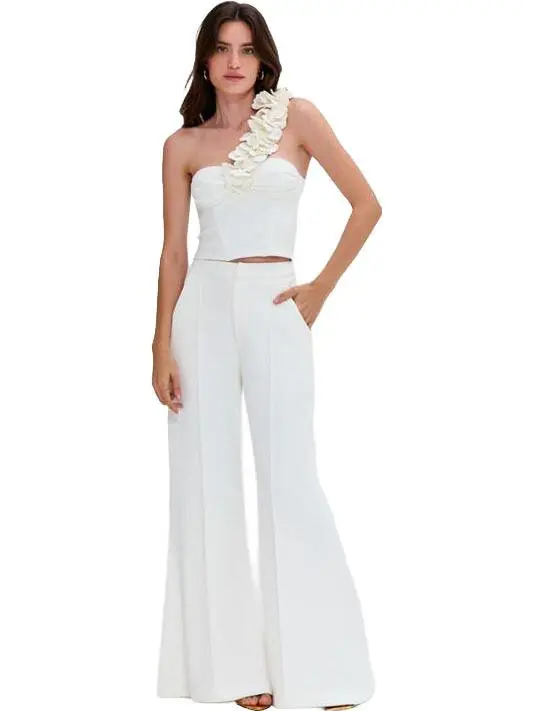 PatBO Merian Knit Pant - Off White