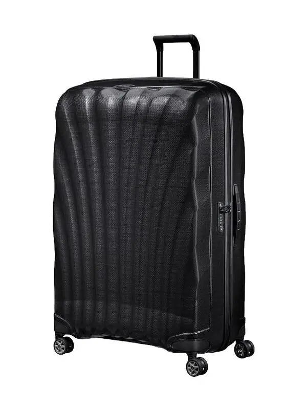 SAMSONITE C-lite Hardside 33-inch Extra Large Checked Spinner Luggage - Black