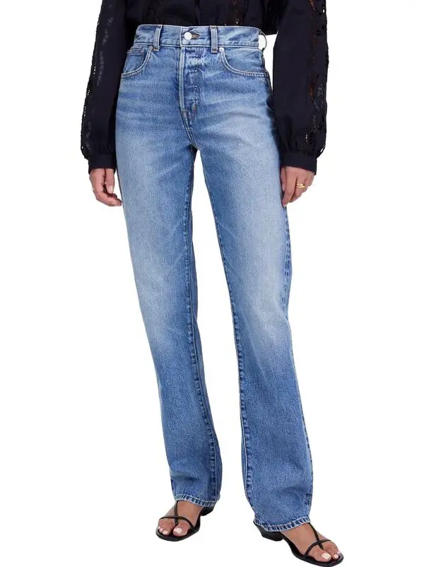 Madewell The Signature Straight Leg Jeans - Atlin Wash
