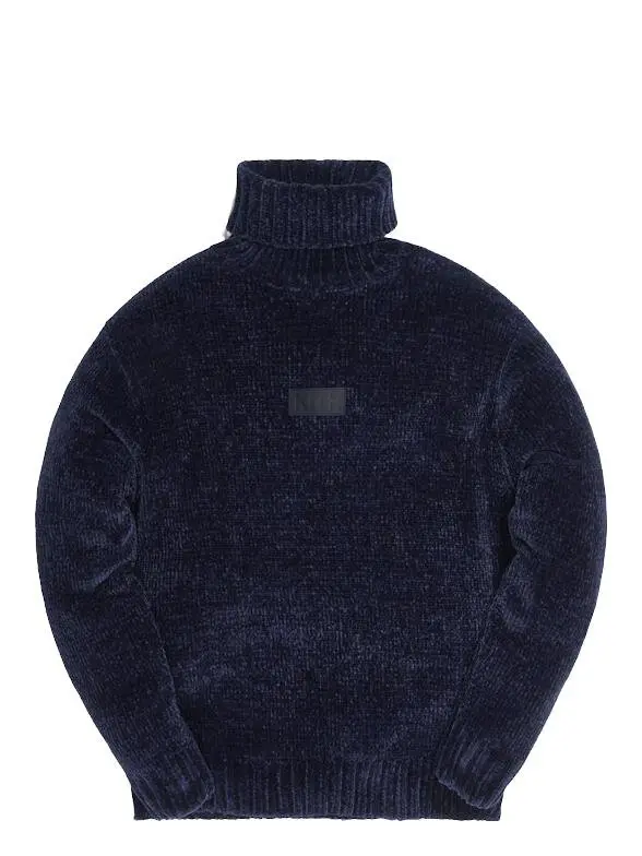 Kith Kimmel Chenille Turtleneck - Navy Blue