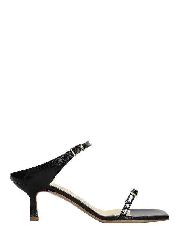 FABIO RUSCONI 65mm Leather Sandals - Black