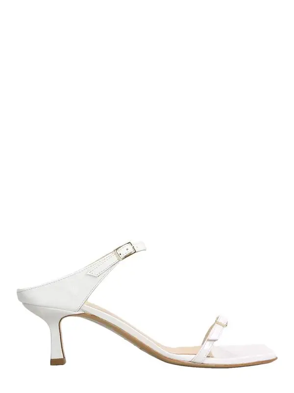 FABIO RUSCONI 65mm Leather Sandals - White