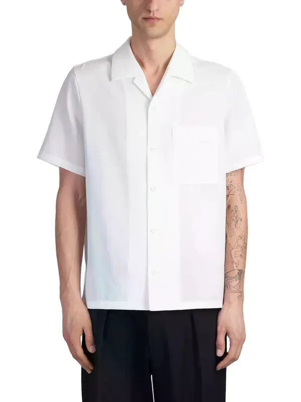 Attachment Short Sleeve Shirt - White