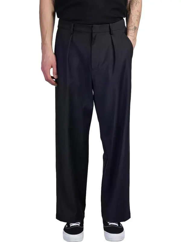 Attachment Straight-leg Trousers - Black