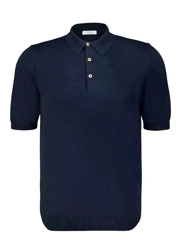 Boglioli Cotton Polo Shirt - Blue