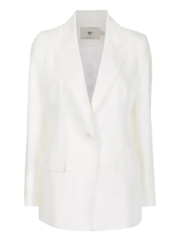 MISCI Pequi Double-breasted Blazer - White