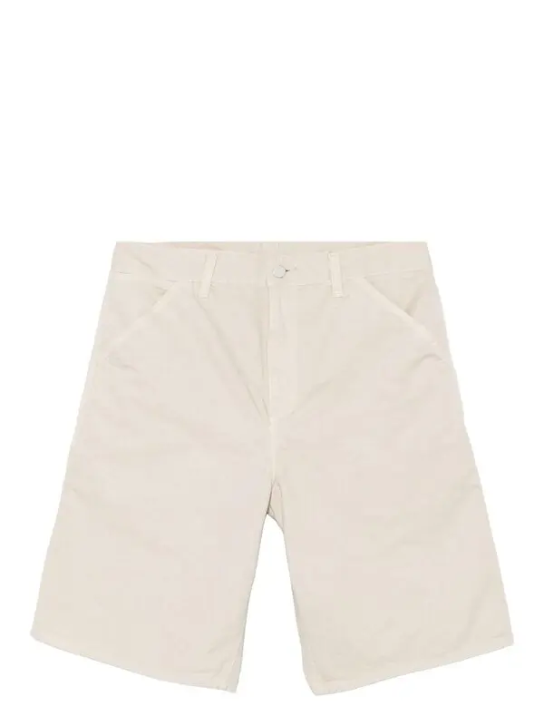 Carhartt Work In Progress Single Knee Cotton Shorts - Beige