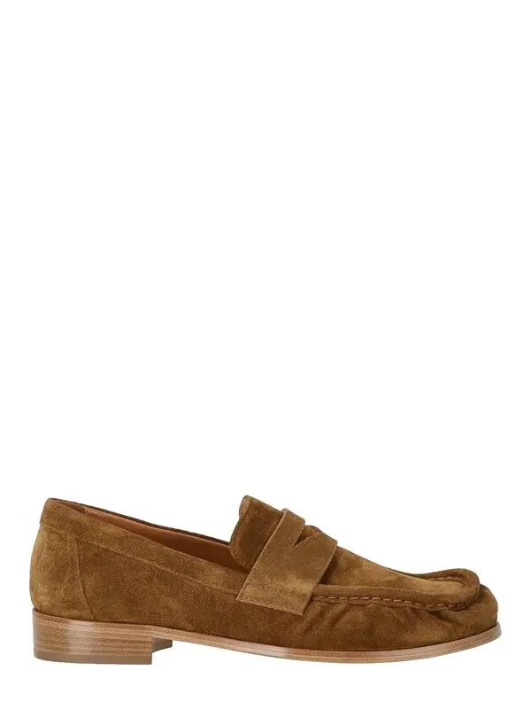 STRATEGIA Suede Loafer - Brown