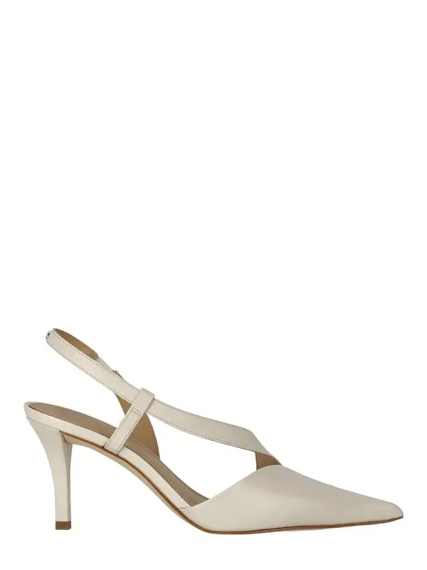 Michael Kors Jaida Slingback Pumps - White