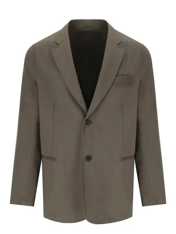 Emporio Armani Travel Essential Single-breasted Jacket - Brown
