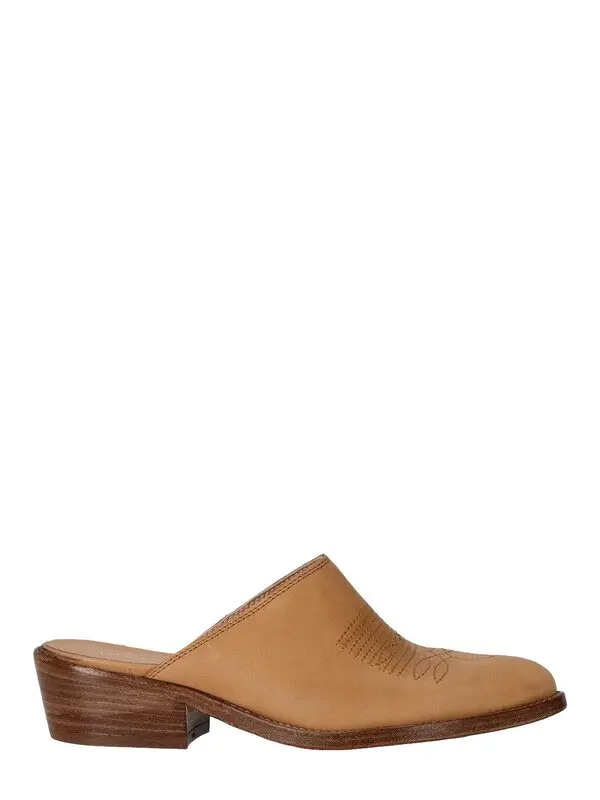 Duccio Del Duca Maverik Western Mule - Leather