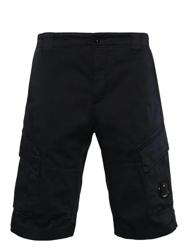 C.P. COMPANY Cotton Cargo Shorts - Blue