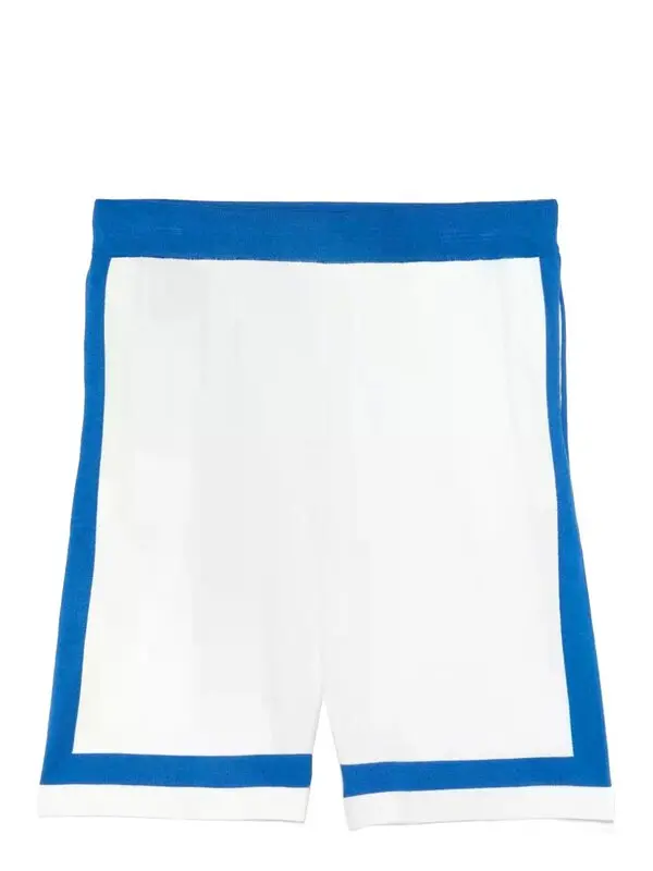 BLUE SKY INN Panelled Knit Shorts - White