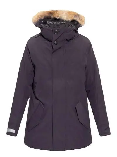 Canada Goose Edgewood Fur Parka - Navy Blue