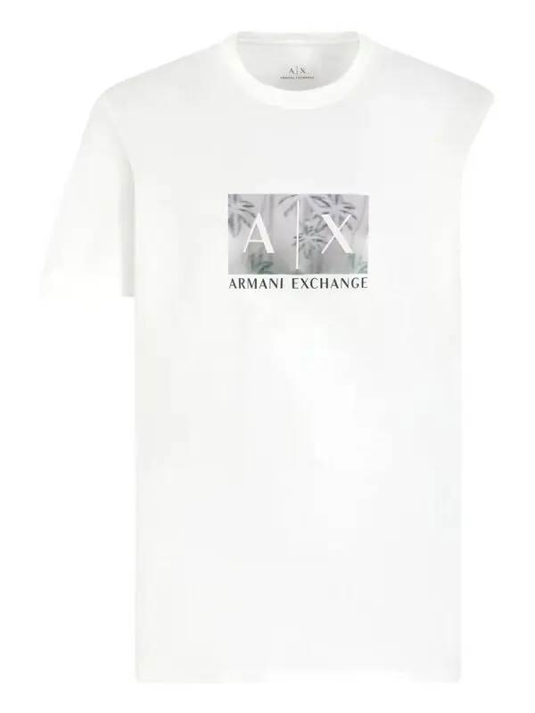 Armani Exchange Logo-print T-shirt - White