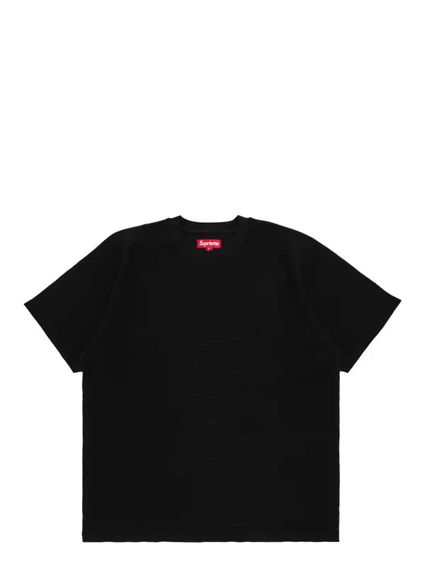 Supreme Stencil Thermal Short-sleeve Top - Black